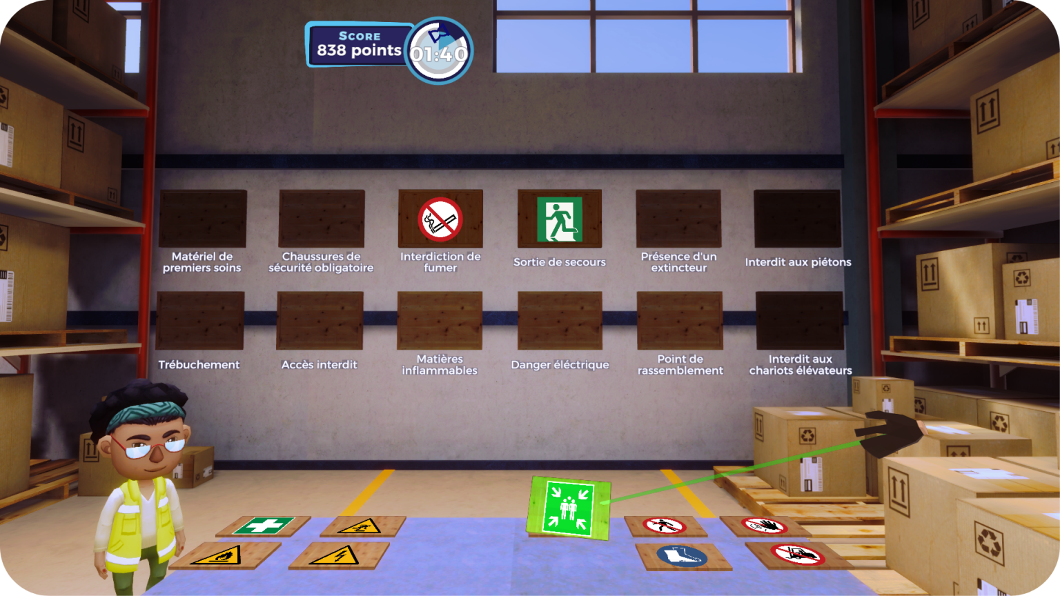 Formation logistique en réalité virtuelle - LDLC VR Logistics